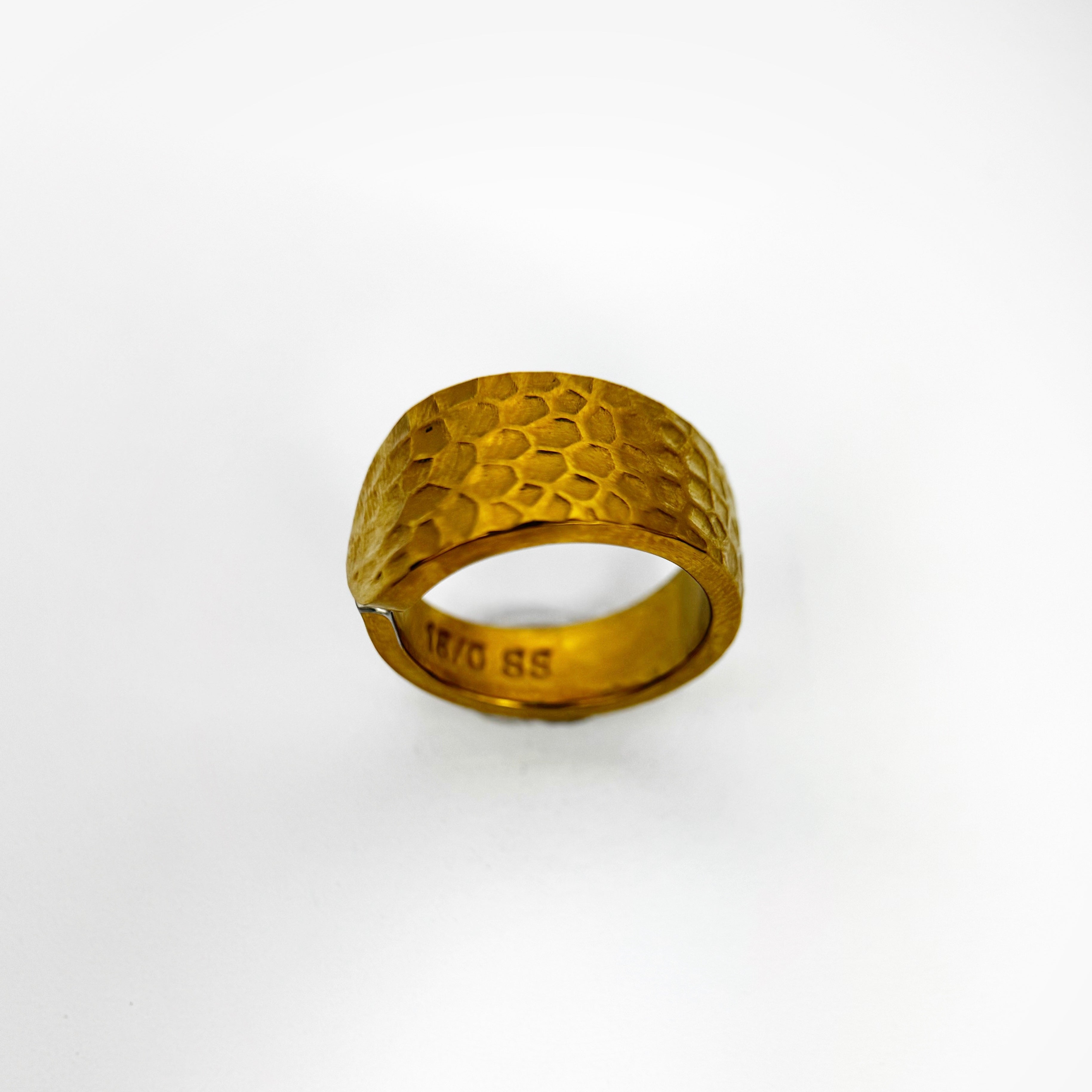 Gold Hammered Spoon Ring – Addison Ann Jewelry